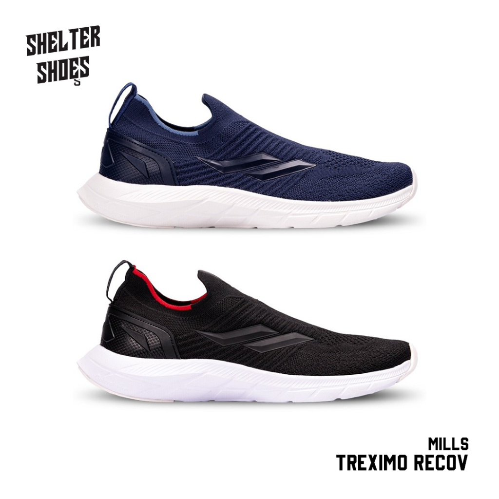 Jual SEPATU RUNNING MILLS TREXIMO RECOV SLIP ON 2 WARNA SEPATU LARI ...