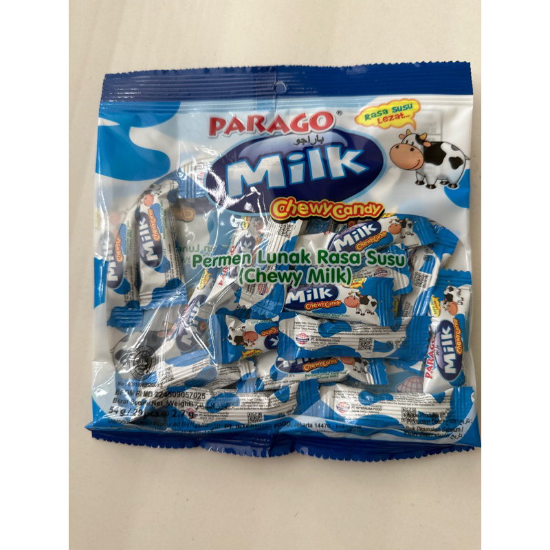 Jual Parago Chewy Candy 60g permen susu dan buah lunak isi 20pcs ...