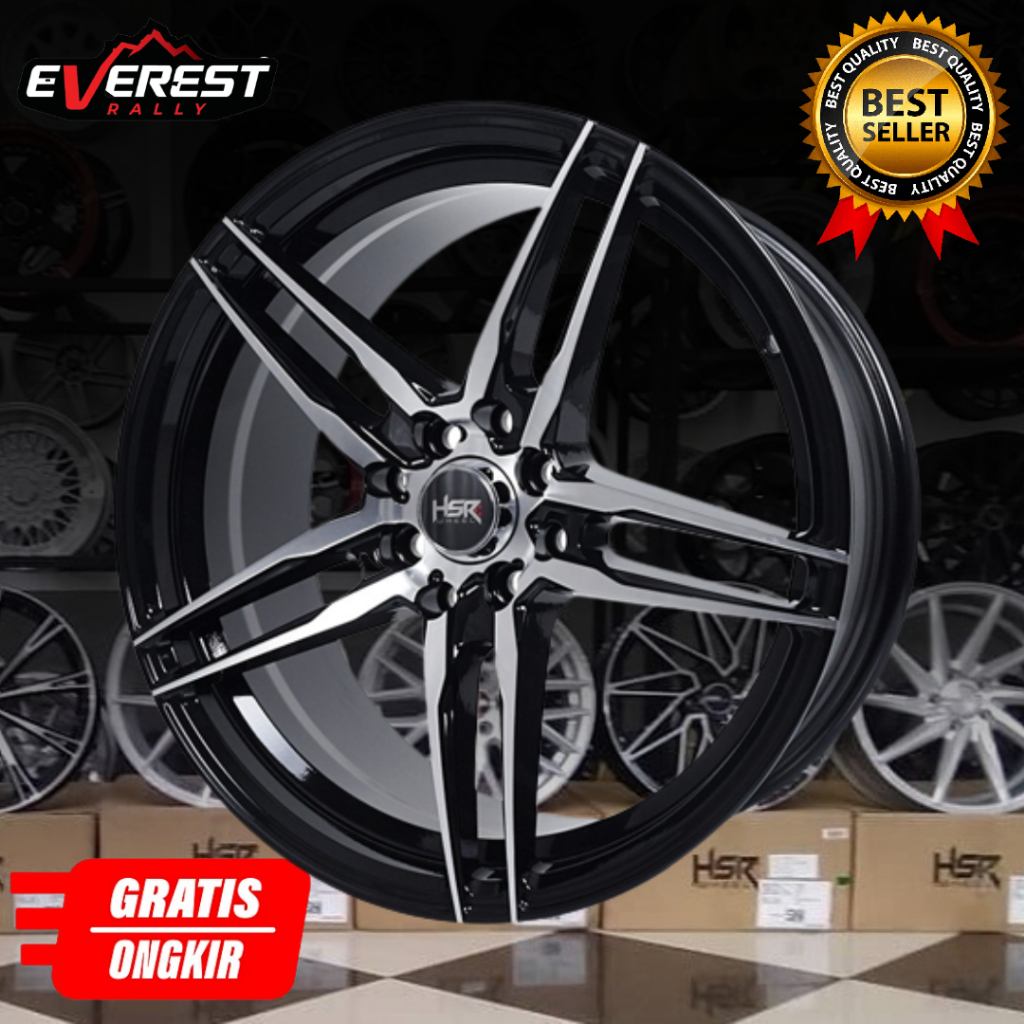 Jual VELG RACING HSR STROM UNTUK MOBIL YARIS RING 17 LEBAR 75 HOLE 4X100 DAN 4X114 BMF | Shopee ...