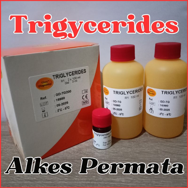 Jual Reagen Triglycerides / TG Trigliserid 2×100 ml Glory | Shopee Indonesia