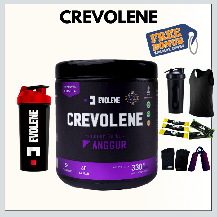Jual Crevolene Evolene | Rasa Anggur | isi 330gram 60 serving ...