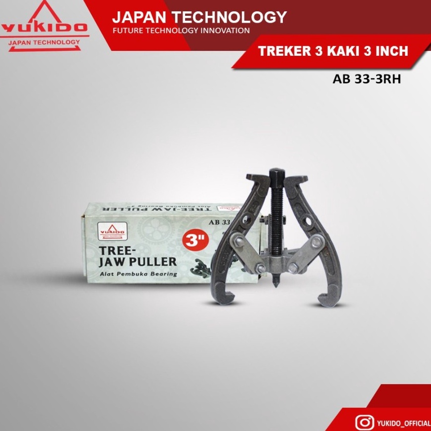 Jual Harga Bersahabat.. Yukido Treker 3 Kaki 3" 4" 6" Inch - Gear ...
