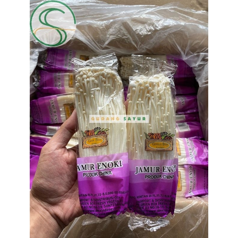 Jual Jamur Enoki | Enoki Mushroom / pcs (100gr) | Jatim Only | Shopee ...