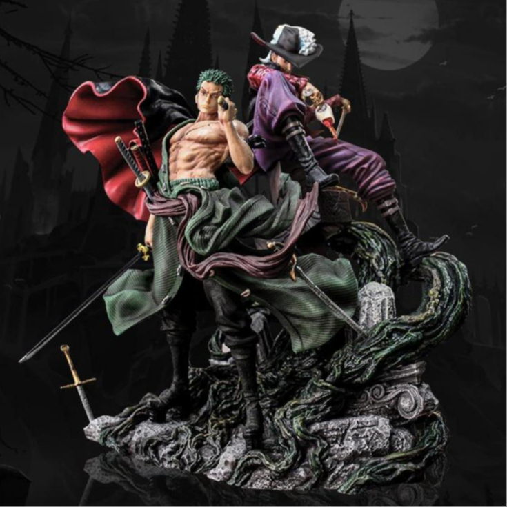 Jual (Fullset) Action Figure One Piece Zoro Mihawk Turbo Jet Studio ...
