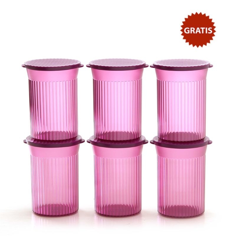 Jual toples kue bening cristal FAMILY MATE ROUND 630ML new #Tupperware ...