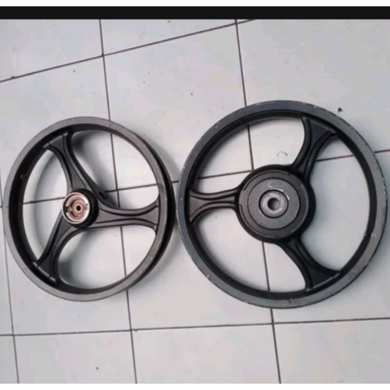 Jual velg velk roda depan belakang original suzuki nex fi karbu old ...