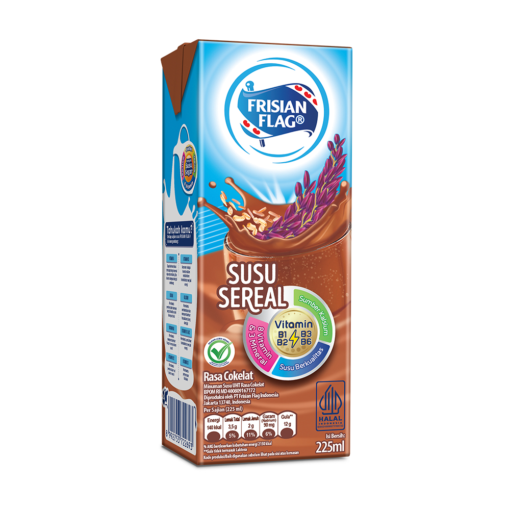 Jual Susu Frisian Flag susu sereal rasa cokelat 225 ml | Shopee Indonesia
