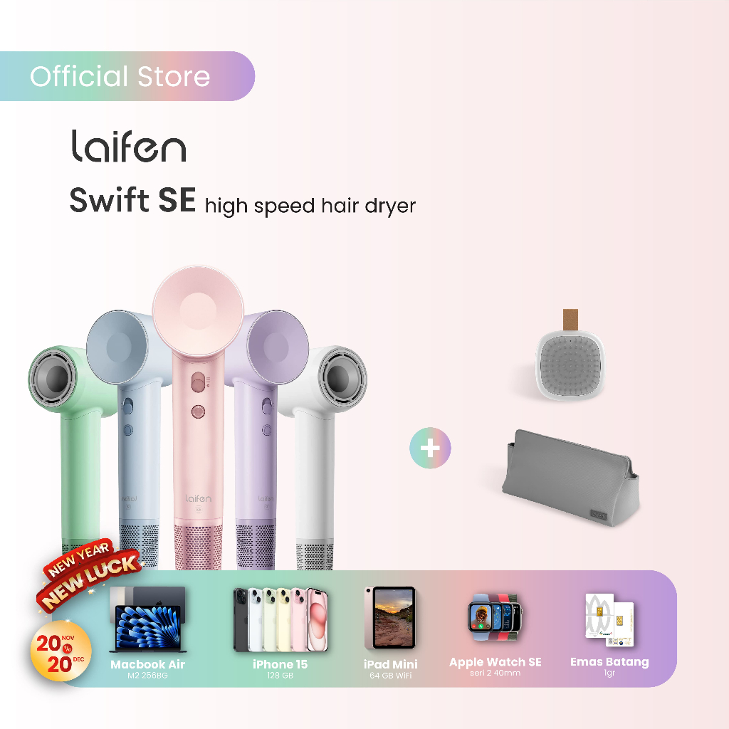 Jual Laifen Swift SE High Speed Hair Dryer Pengering Rambut Profesional | Shopee Indonesia