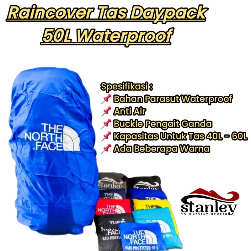 Jual raincover 50L rc 50L bisa di pakai ke 40l 40 liter 45l 45 liter ...