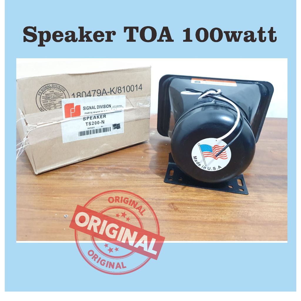 Jual Speaker Toa Polisi 100 watt SERINE Horn 200 100 w wat Federal signal spull 52 mm untuk ...