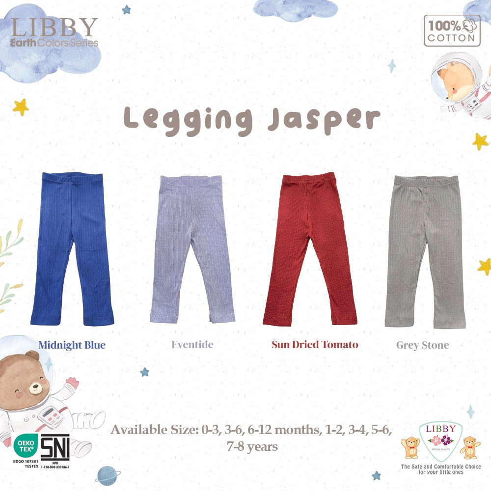 Jual LIBBY Earth Colour Legging Jasper Unisex 0-6 Tahun (1pcs) | Shopee ...
