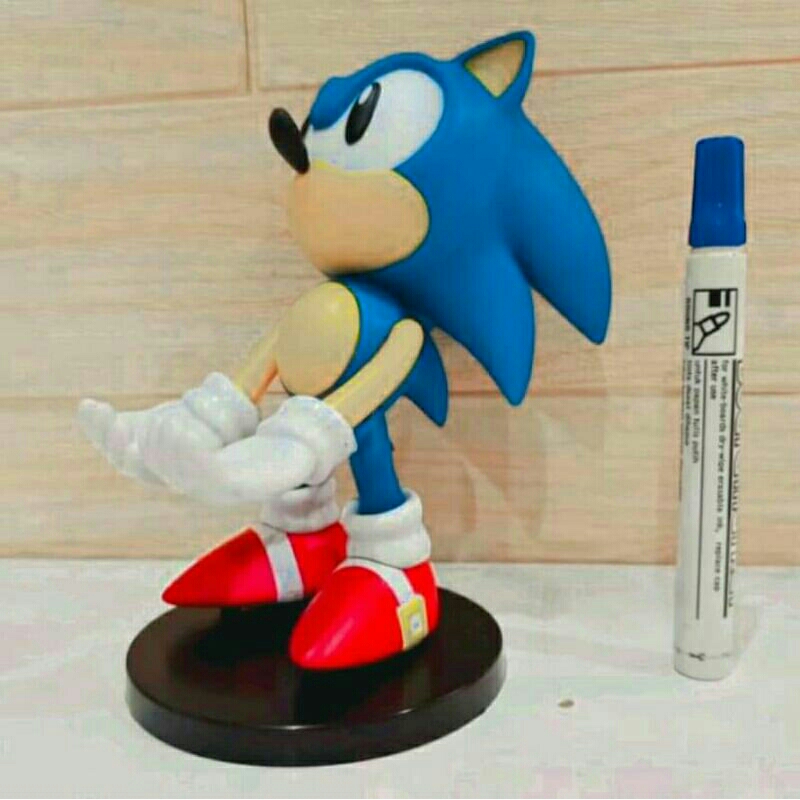 Jual figure sonic stick holder the hedgehog statue mobile phone ...
