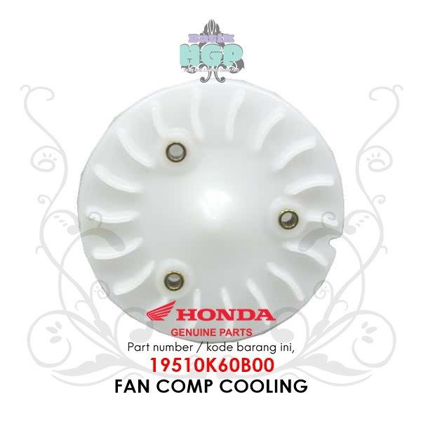 Jual Kipas Magnet Radiator Vario 125 Esp (Fan Comp Cooling) Ori AHM ...
