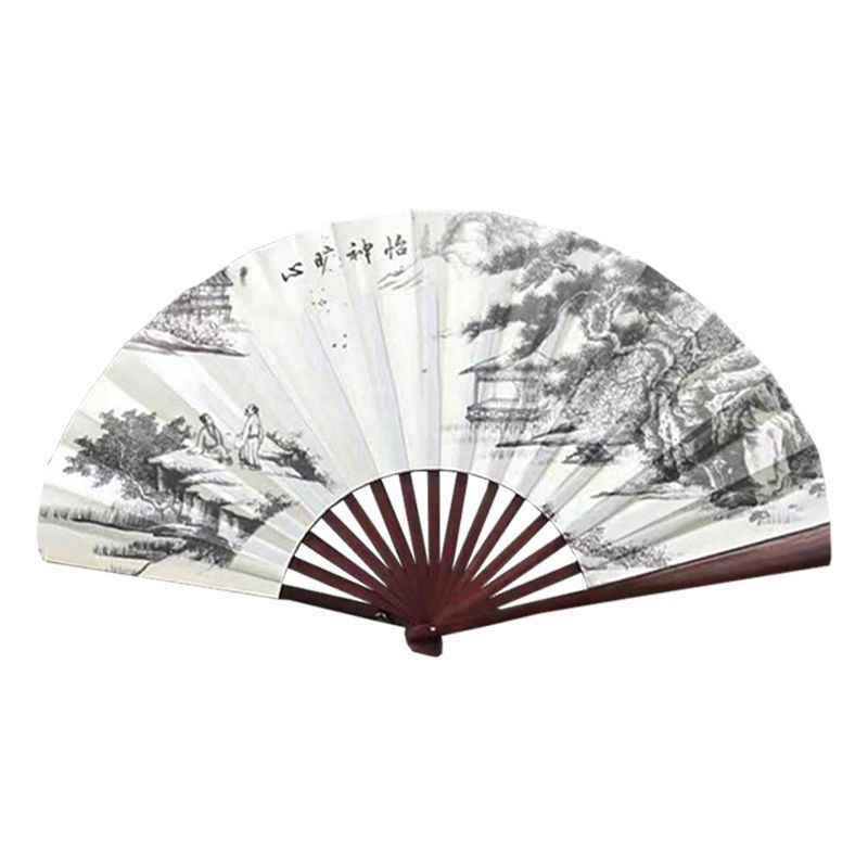 Jual 8 inch Kipas Lipat China Tradisional Kipas Motif Lukisan Cina ...