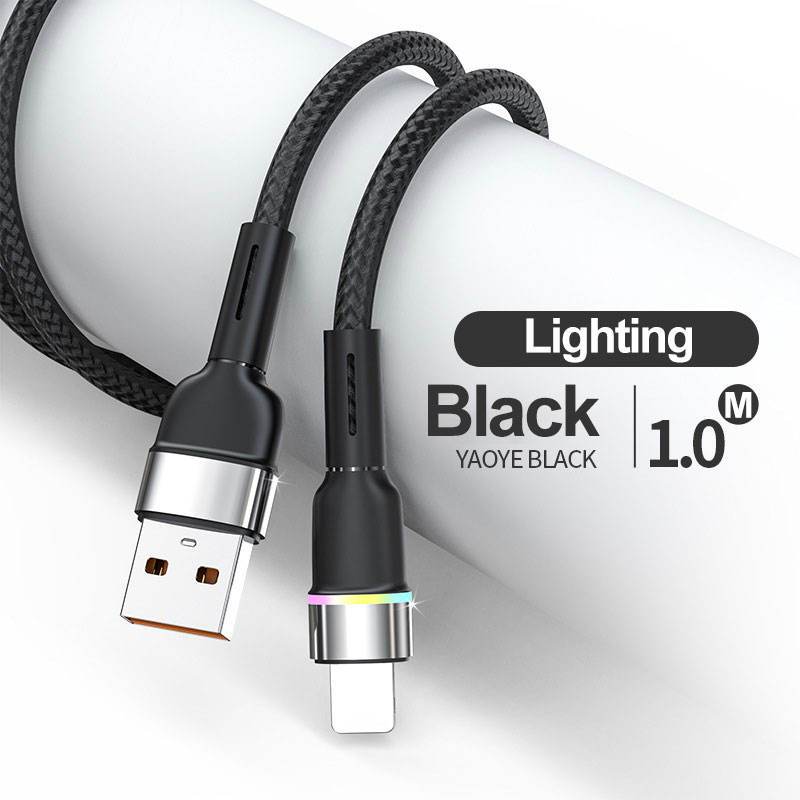 Jual SUIRGE 120W LED USB Type C Cable Fast Charging Data Line Cables ...