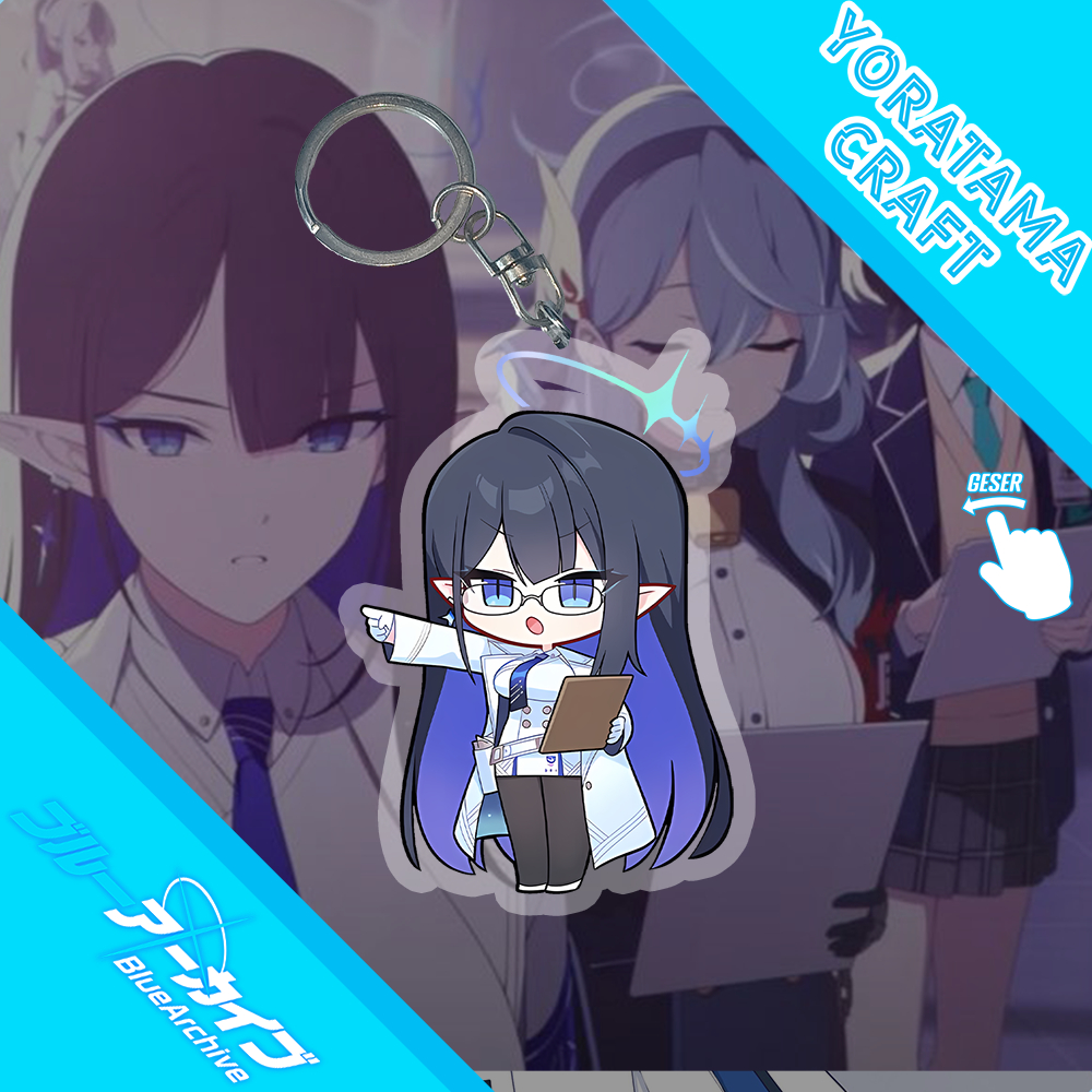 Jual Gantungan Kunci Blue Archive, Keychain Anime Lucu Murah | Shopee ...