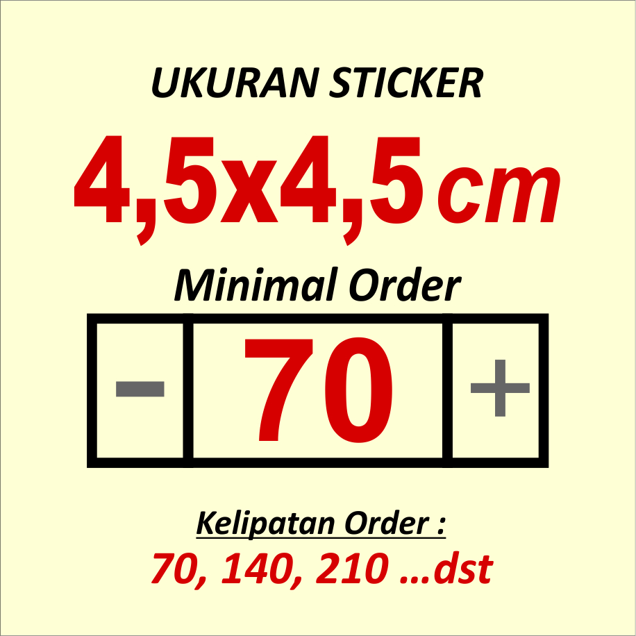 Jual Cetak stiker custom Cutting A3+ Bontak / Kromo / sticker label ...