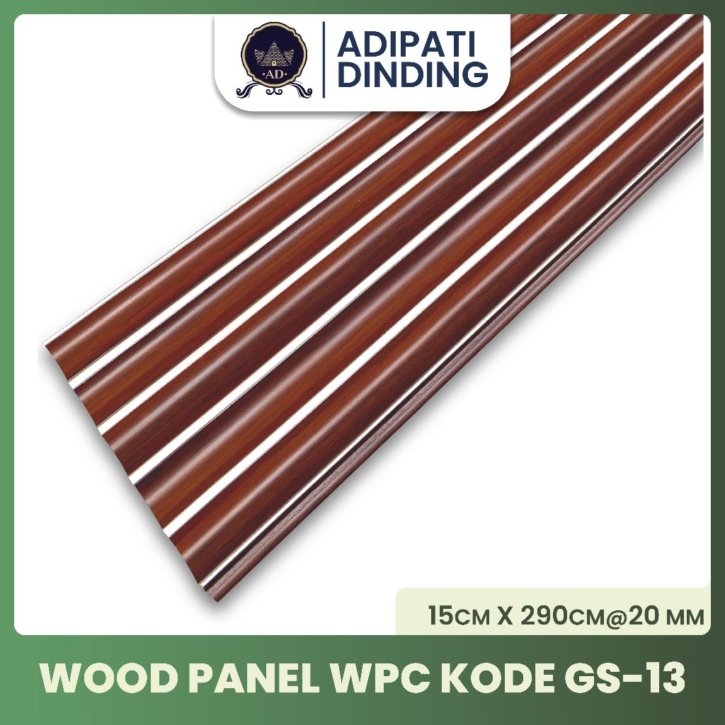 Jual WOOD PANEL 3D KODE GS-13 | WALL PANEL WPC TEBAL 20 MM LEBAR 15 CM ...