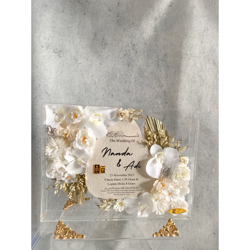 Jual 1 HARI JADI / MAHAR AKRILIK/ MAHAR RECYLE PAPER/ MAHAR RUSTIC ...