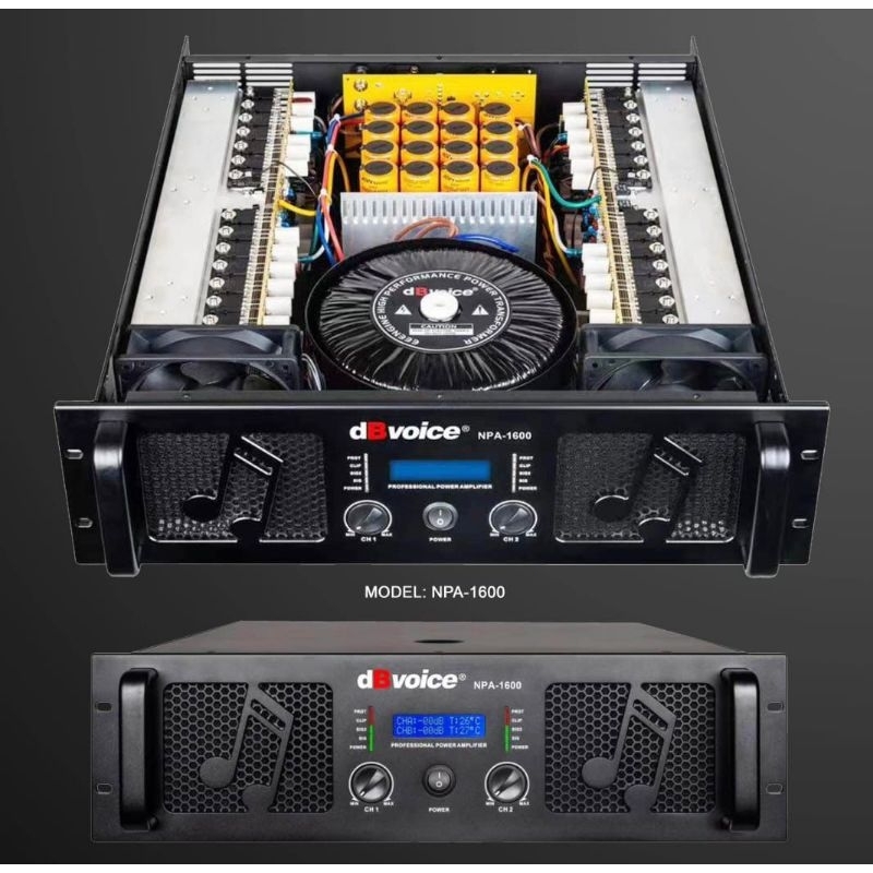 Jual Power dB Voice NPA 1600 Original Amplifier dBvoice NPA1600 Class GB | Shopee Indonesia