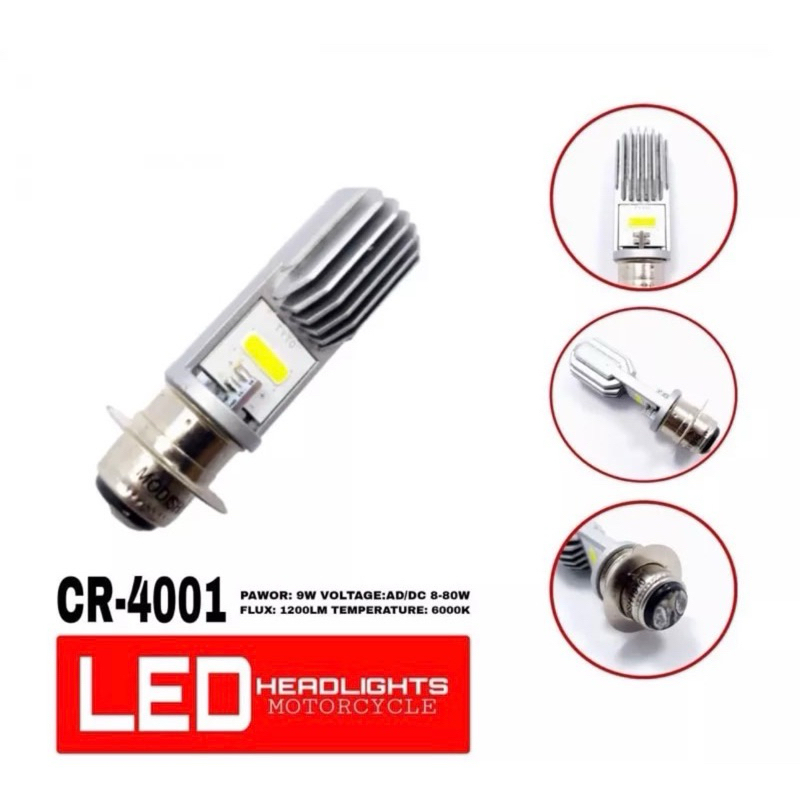 Jual Lampu led ac dc H6 Laser gun h6 P15 BHOLAM DEPAN LED AC DC H6 ...
