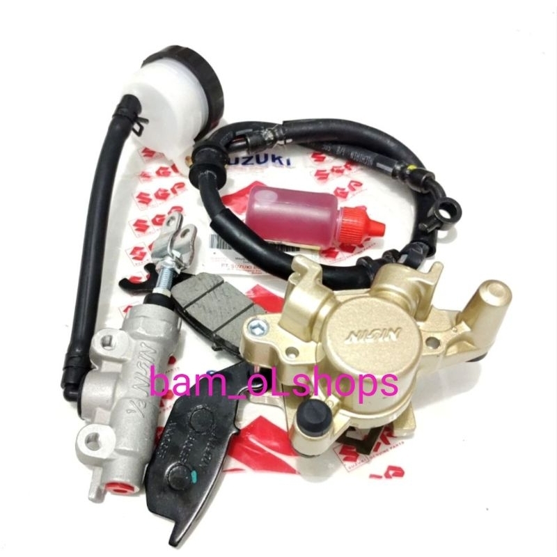 Jual paketan 4item minyak rem+tonjokan master rem+selang rem+kaliper ...