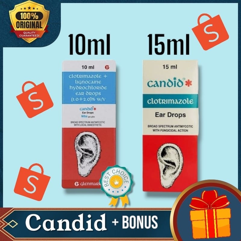 Jual Candid Ear Drops 15ml / Candid Tetes Telinga Jamur | Shopee Indonesia