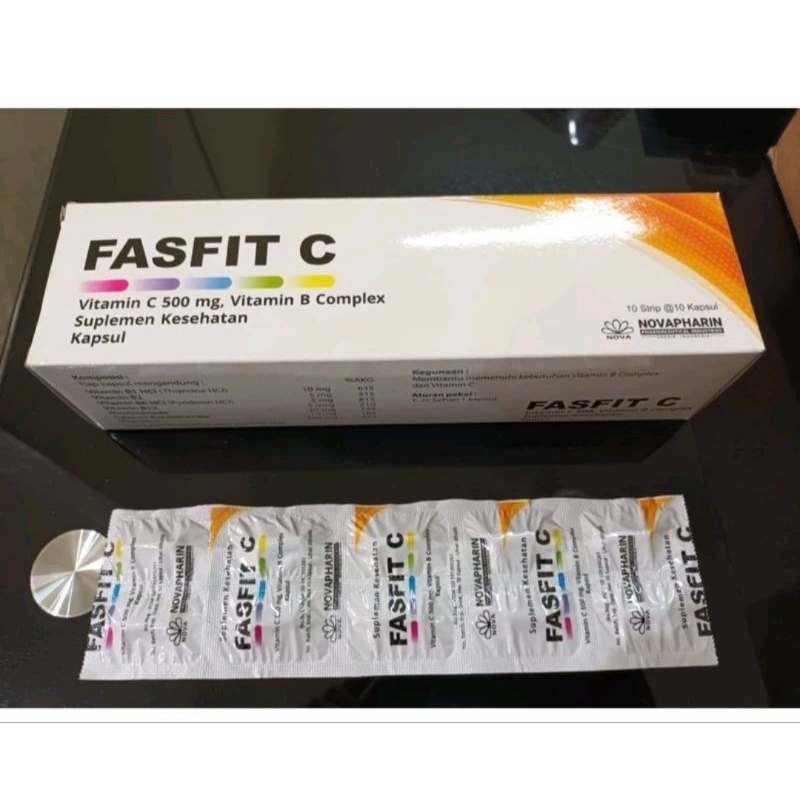 Jual Vitamin Fasfit C 500 Mg 1 strip isi 10 tablet | Shopee Indonesia