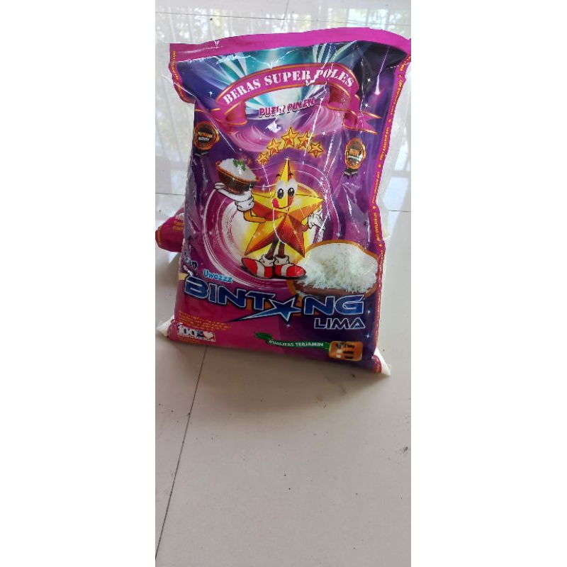 Jual Beras bintang5 2,5kg | Shopee Indonesia