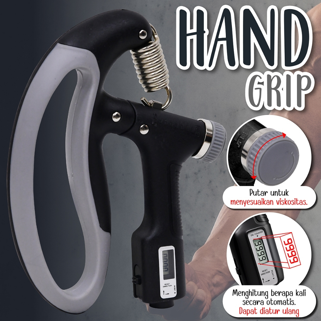 Jual BG SPORT Handgrip Fitness Alat Olahraga Otot Tangan Portable ...