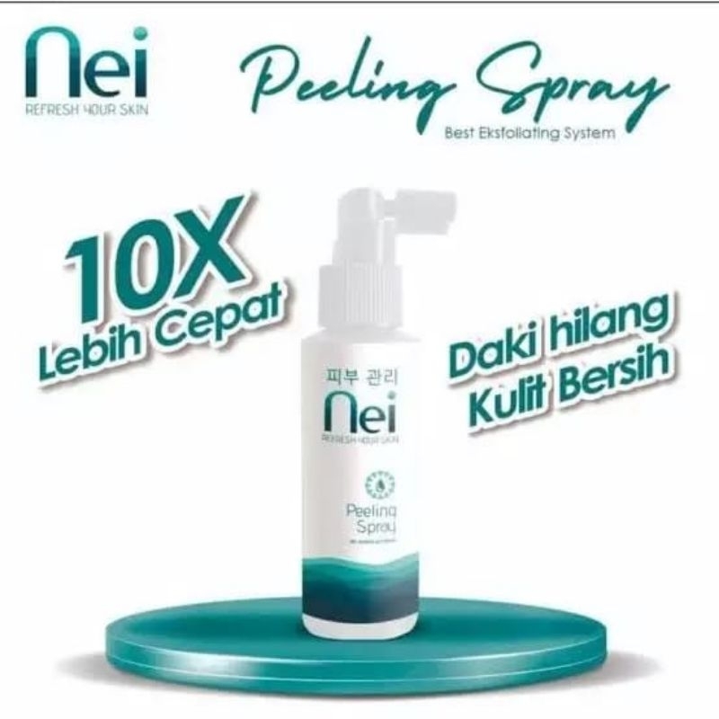 Jual Nei Peeling Spray Penghilang Daki Membandel Di Tubuh Peeling Spray ...