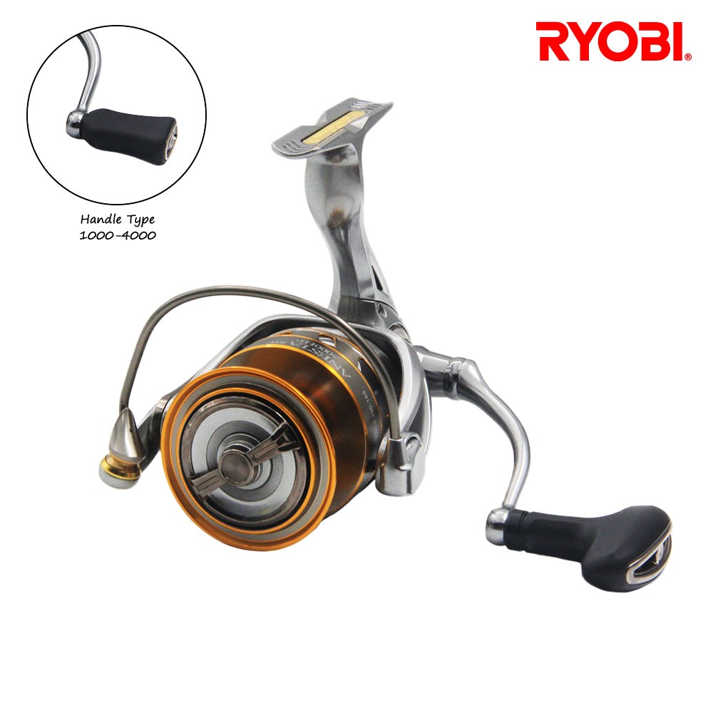 Jual Ryobi ANESTA 1000-5000 HP SW 7+1BB Fishing Reel Salt Water Full ...