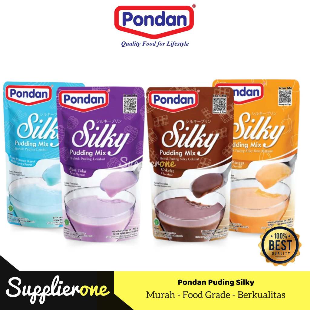 Jual Pondan Puding Silky / Puding Silky / Pudding Silky / Bubuk Puding ...