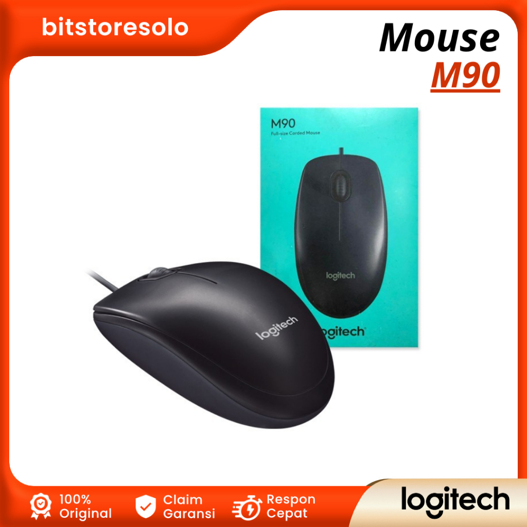 Jual Mouse USB Logitech M90 Original | Shopee Indonesia
