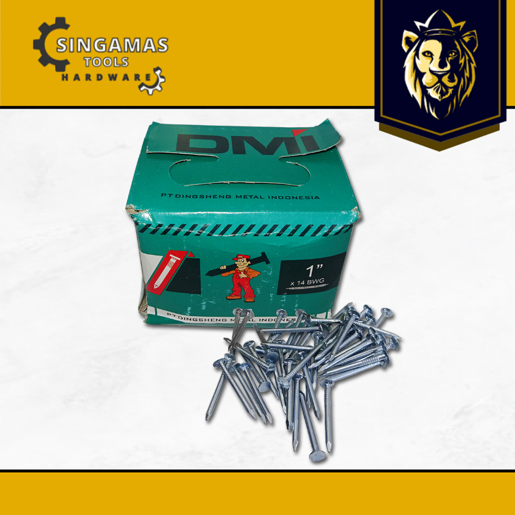 Jual DMI Paku GRC 1" - Calsiboard Nails 1 kg | Shopee Indonesia