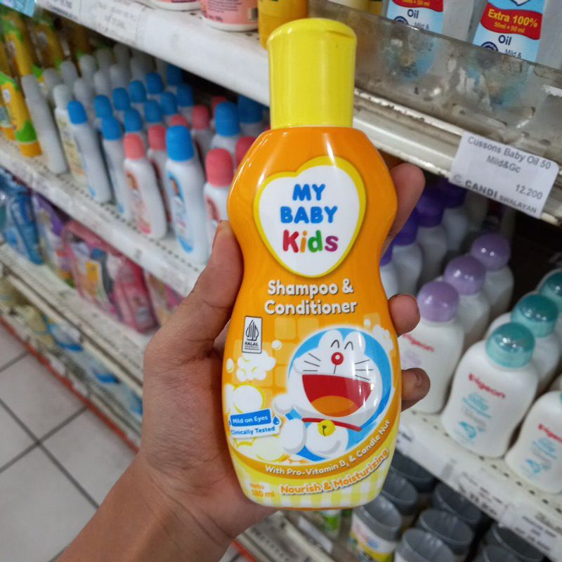 Jual MY BABY KIDS SHAMPOO & CONDITIONER NOURISH & MOISTURIZING 180ML ...