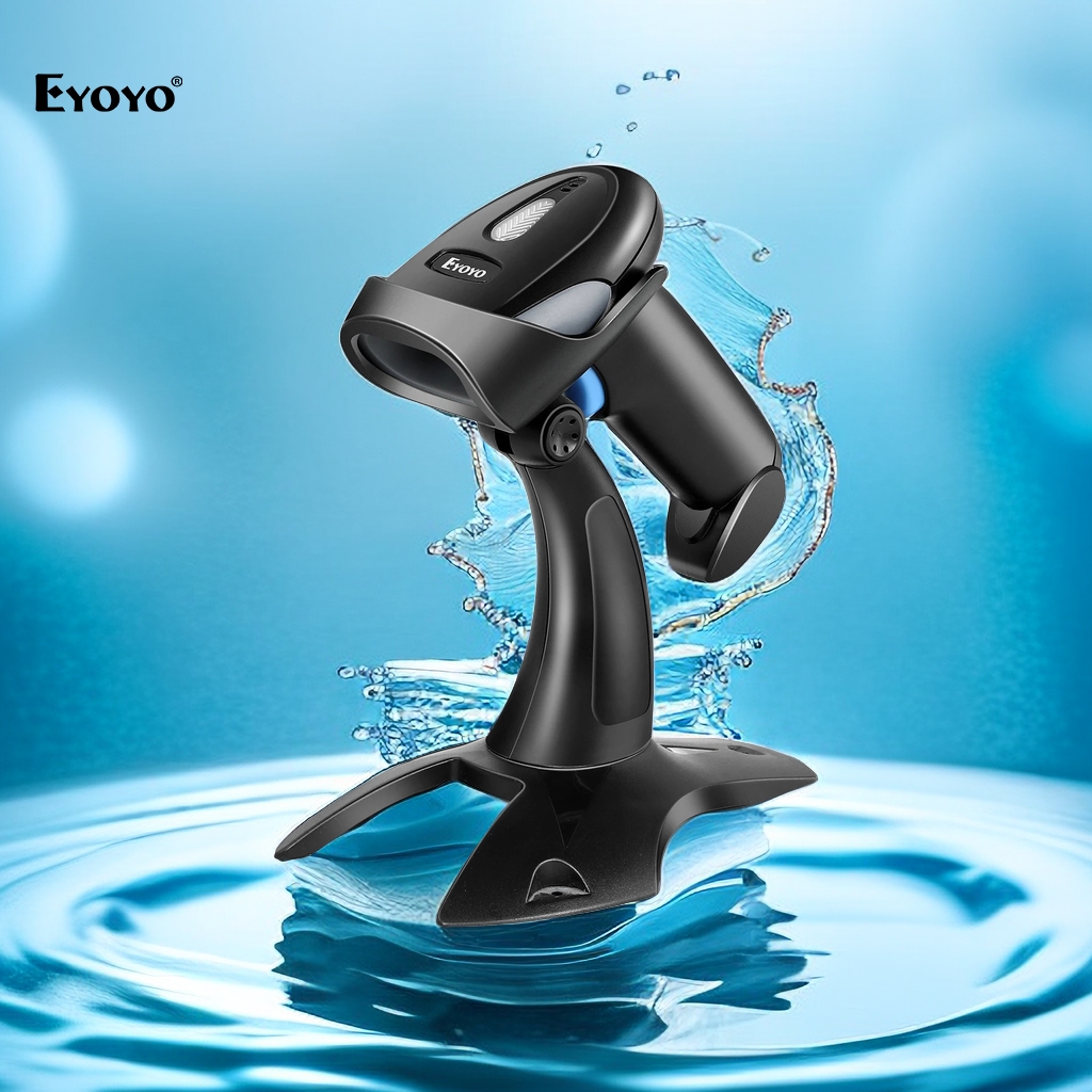 Jual Eyoyo 1D 2D USB Wired Barcode Scanner dengan Stand Handheld ...