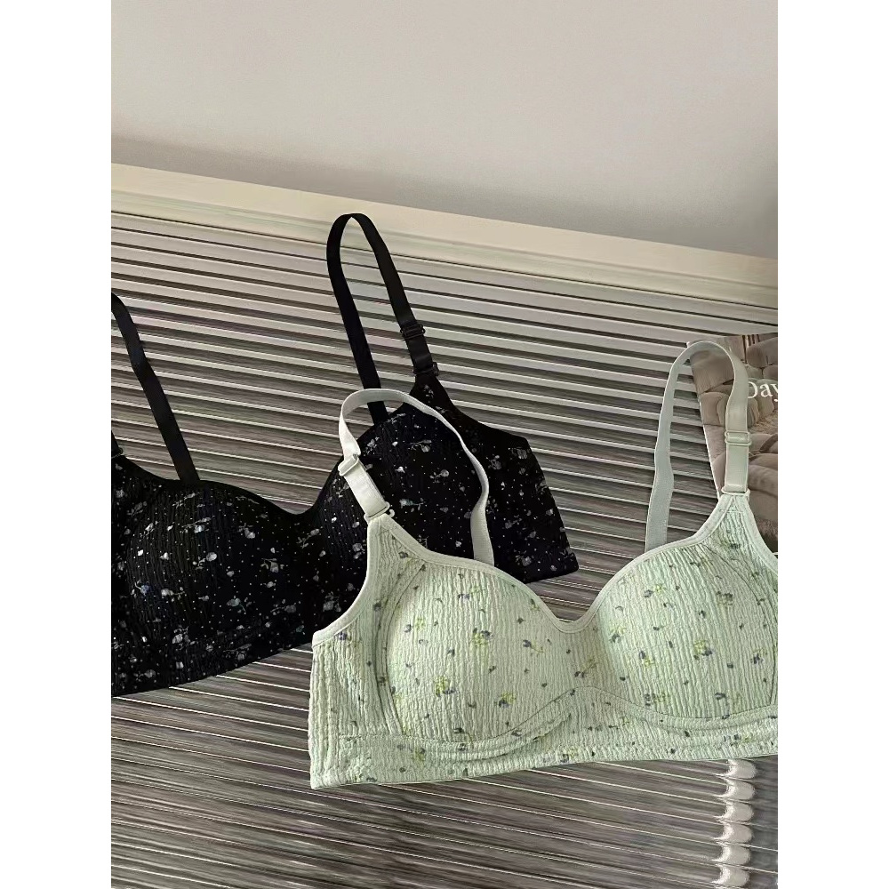 Jual HOHO_HWANG (B-168) BRa women bra BH RENDA corak Bunga busa tipis ...
