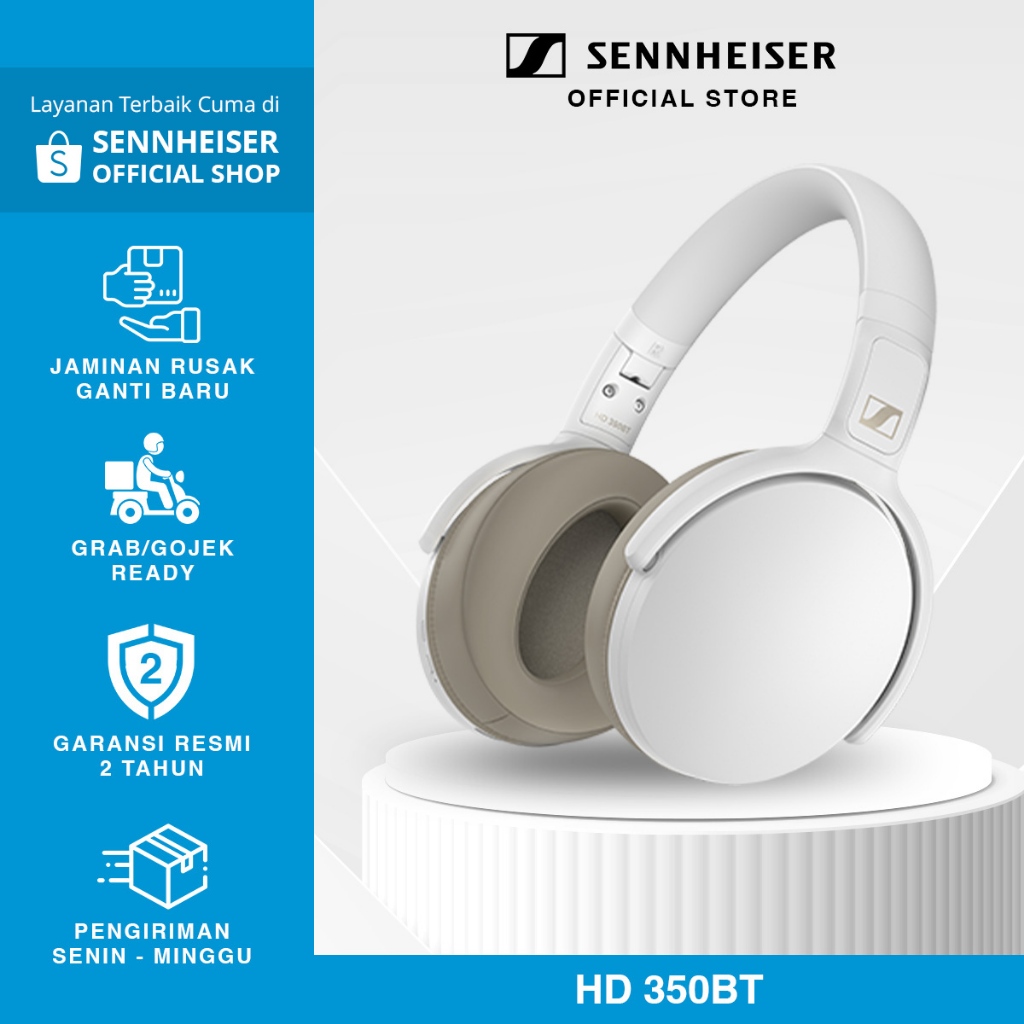 Jual SENNHEISER HD 350 BT Wireless Headphones | Shopee Indonesia