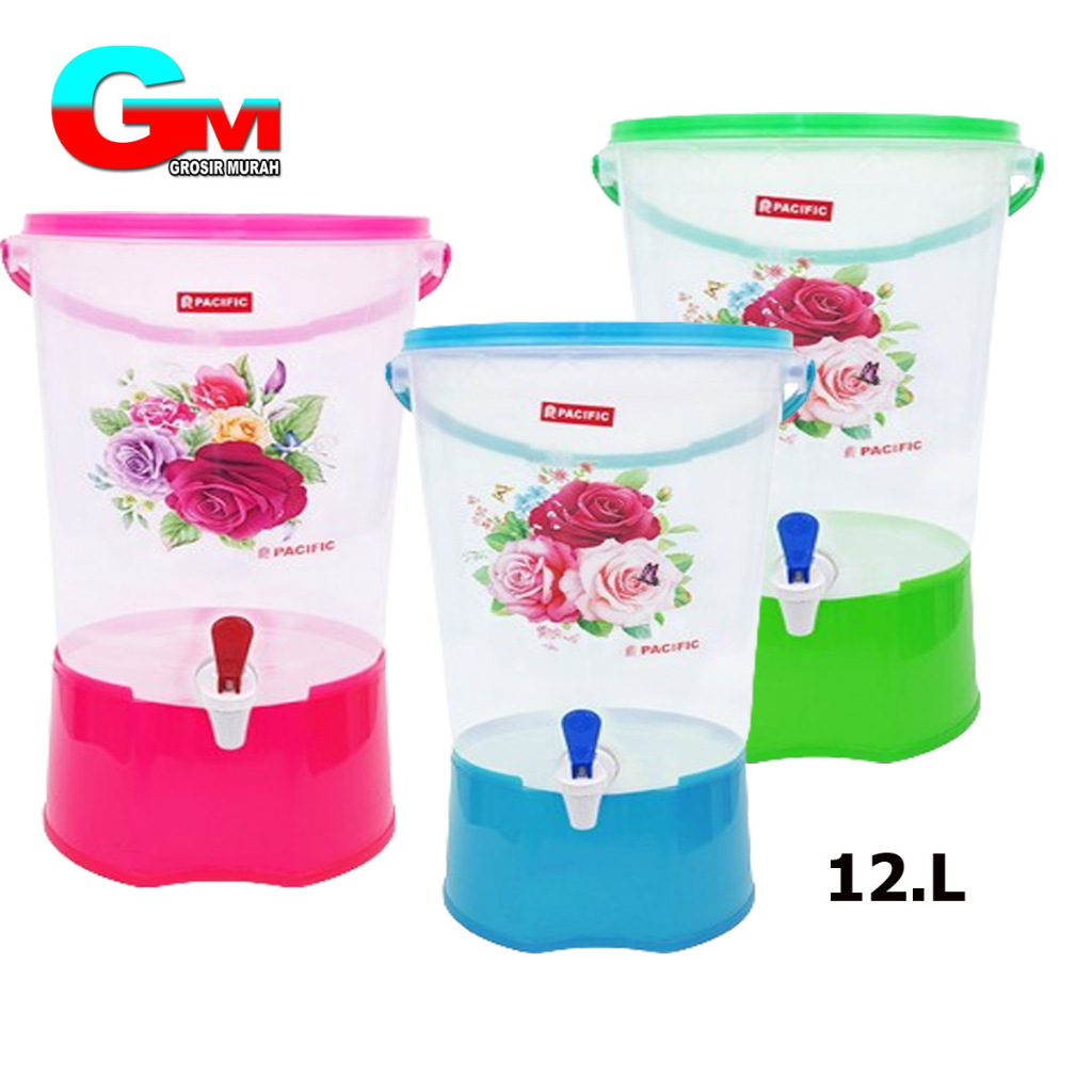 Jual Dispenser Air 12 Liter + Keran /Termos Air Minum/Tempat air + Kran ...