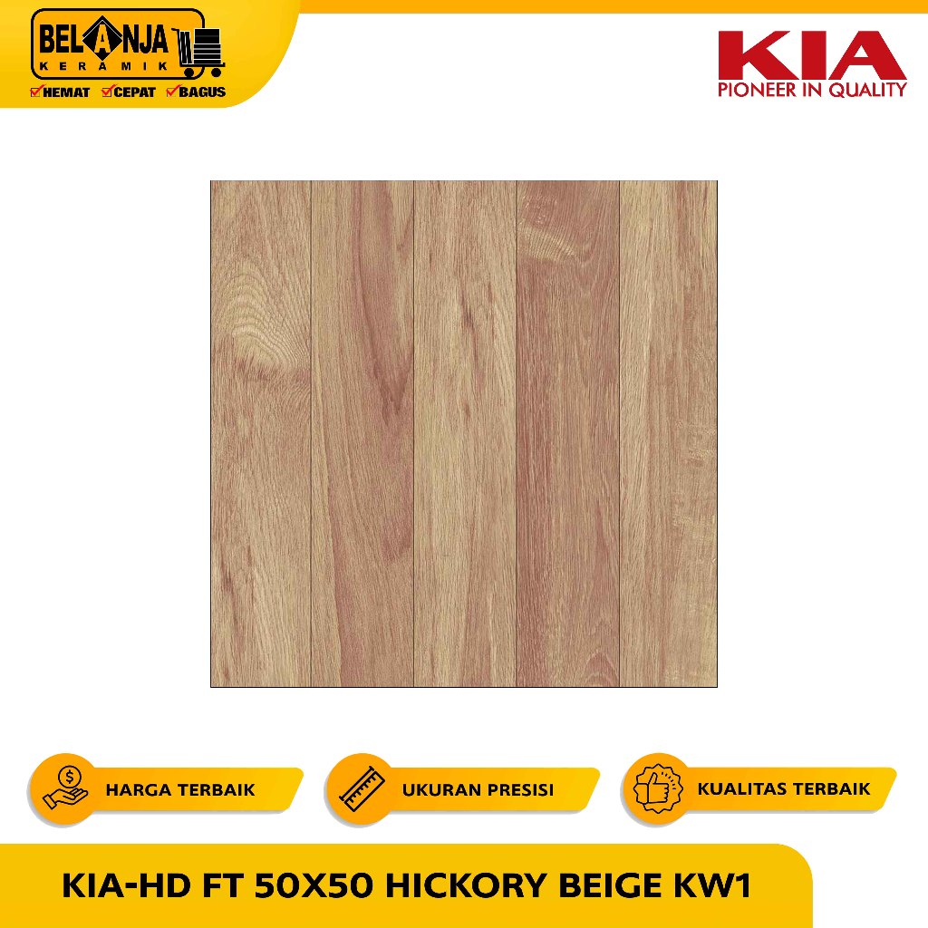 Jual KIA-HD Ft 50x50 Hickory Beige Kw1 | Shopee Indonesia