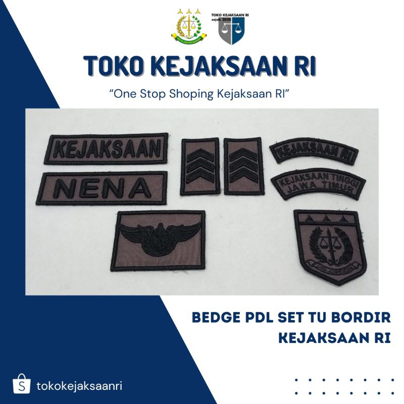 Jual BEDGE SET BORDIR PDL TU KEJAKSAAN RI TERBARU - TOKO KEJAKSAAN RI | Shopee Indonesia