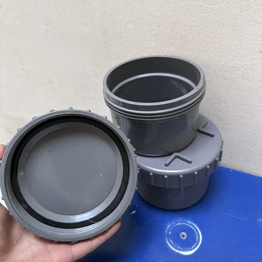 Jual CLEAN OUT CAP RUCIKA 4 INCH D CO PVC TUTUP SEPTIC TANK 4" DOP PIPA ...