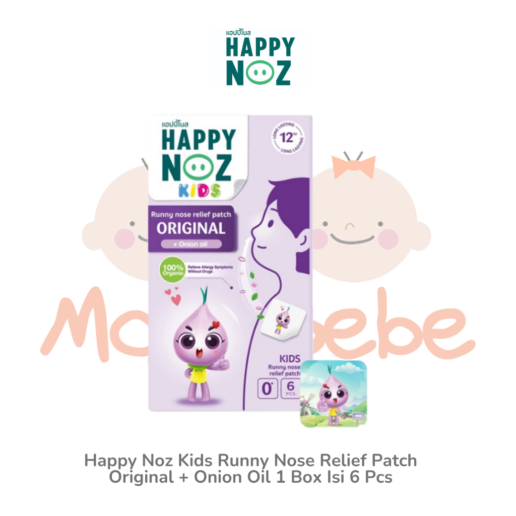 Jual Happy Noz Kids Original + Onion Oil Sticker Bawang Meredakan ...