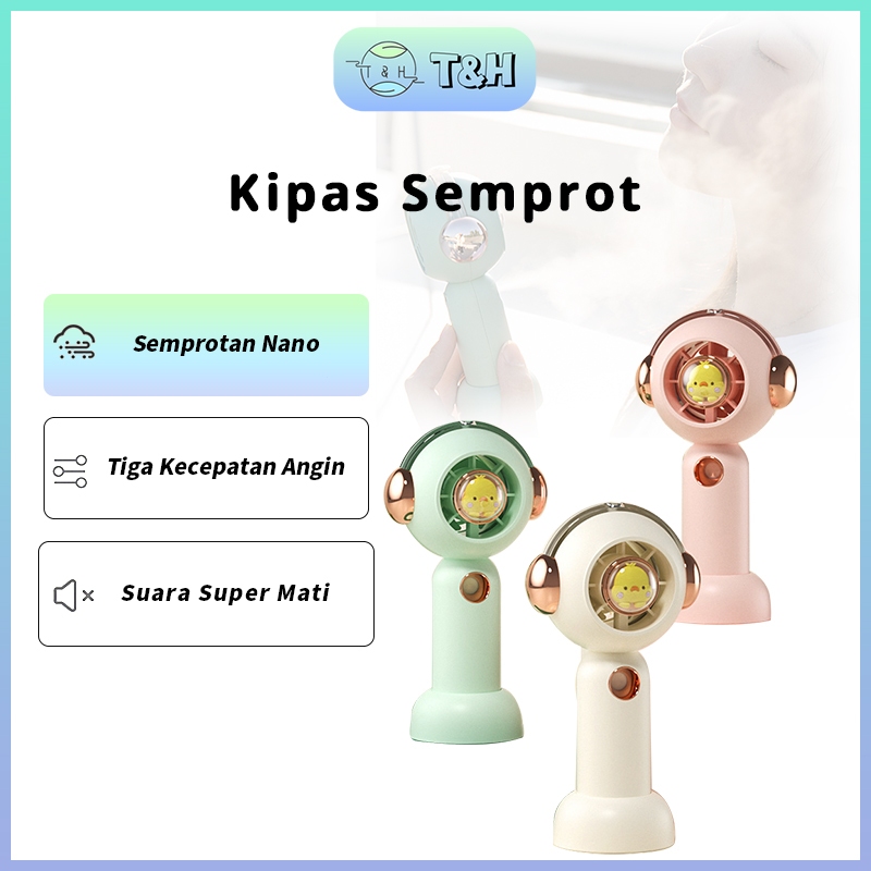 Jual (COD)【Pengiriman Cepat】 FAN semprot portabel Kipas pelembab udara ...