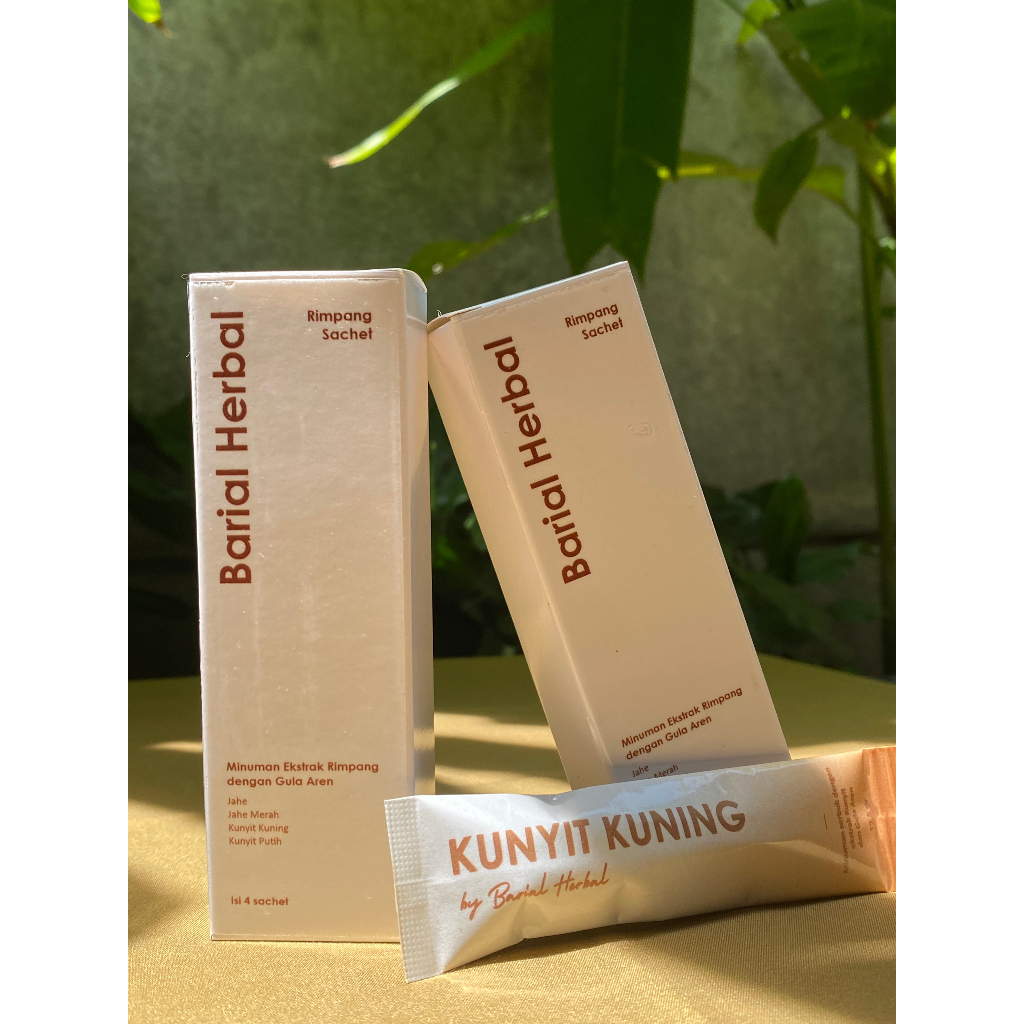 Jual Minuman Ekstrak Kunyit dan Gula Aren Sachet. Rimpang Sachet siap ...