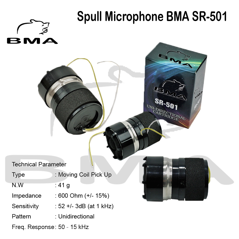 Jual SPUL SPULL MICROPHONE MIC BMA SR 501 SPOL SPOOL ELEMEN MIK SR 501 ...