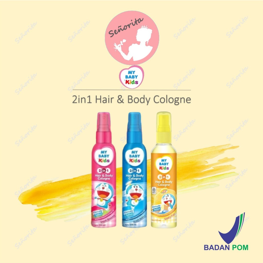 Jual MY BABY KIDS 2in1 Hair & Body Cologne Doraemon 100ml | Shopee ...