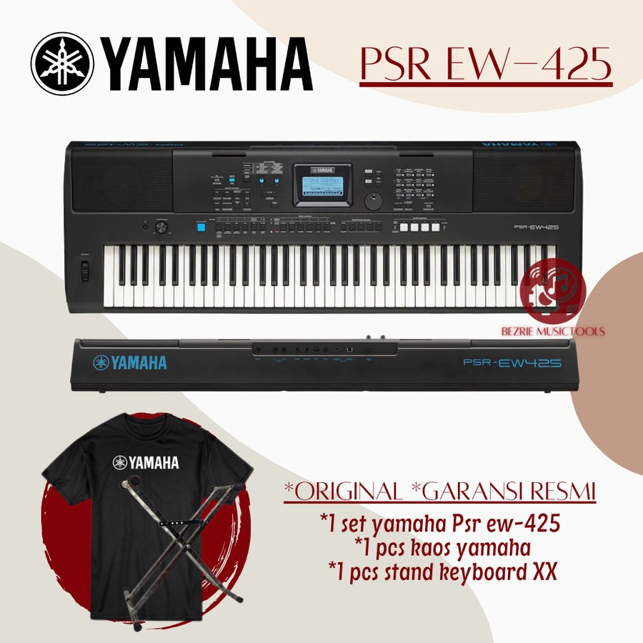 Jual Yamaha PSR EW425 Portable Keyboard 76 Keys Original Yamaha PSR EW ...