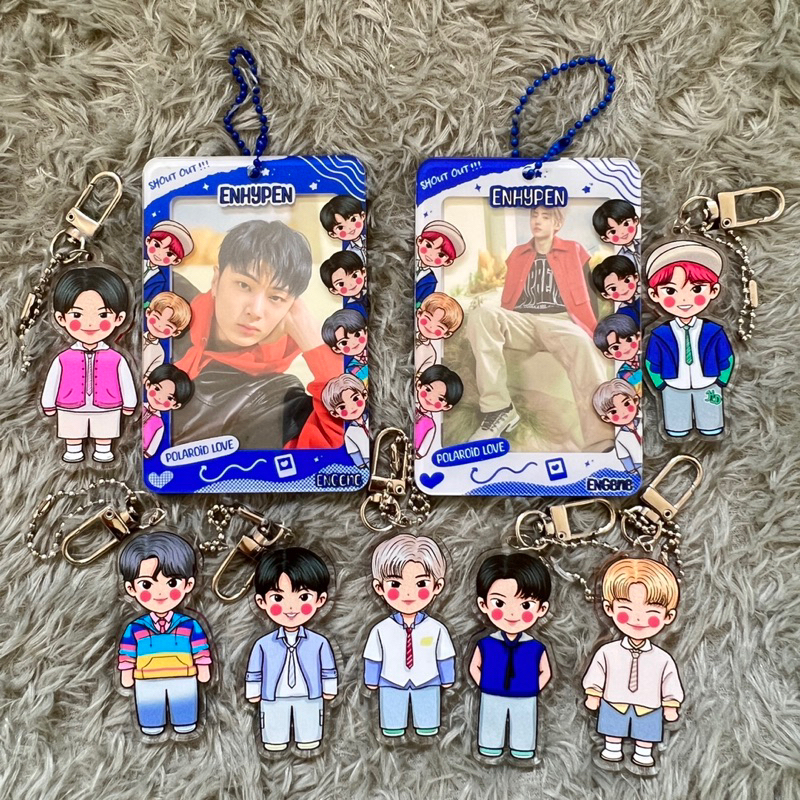 Jual CAHOL & KEYCHAIN ENHYPEN | Photocard Holder Enha doubleside ...
